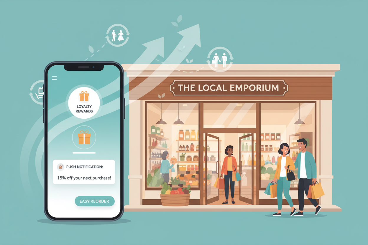 How a Mobile App Doubles Repeat Purchases | Shopify Mobile App Builder ...